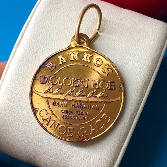 Vintage | Other | Rare2m28 Boh Molokai Hoe Canoe Race Oahu Hawaiian ...